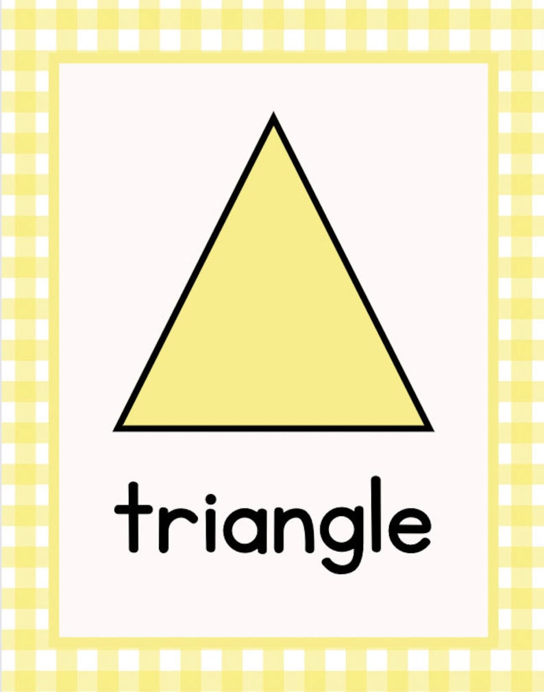 Farmhouse Shape Posters, 2D Shapes, Farmhouse, School Decor, Classroom ...