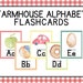 Farmhouse Alphabet Flashcards, Back to School, Primary School, Alphabet ...
