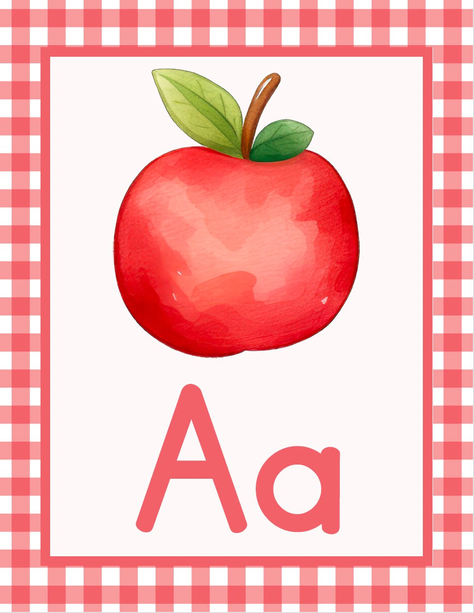 Farmhouse Alphabet Posters, Vintage, Classroom Decor, Back to School ...