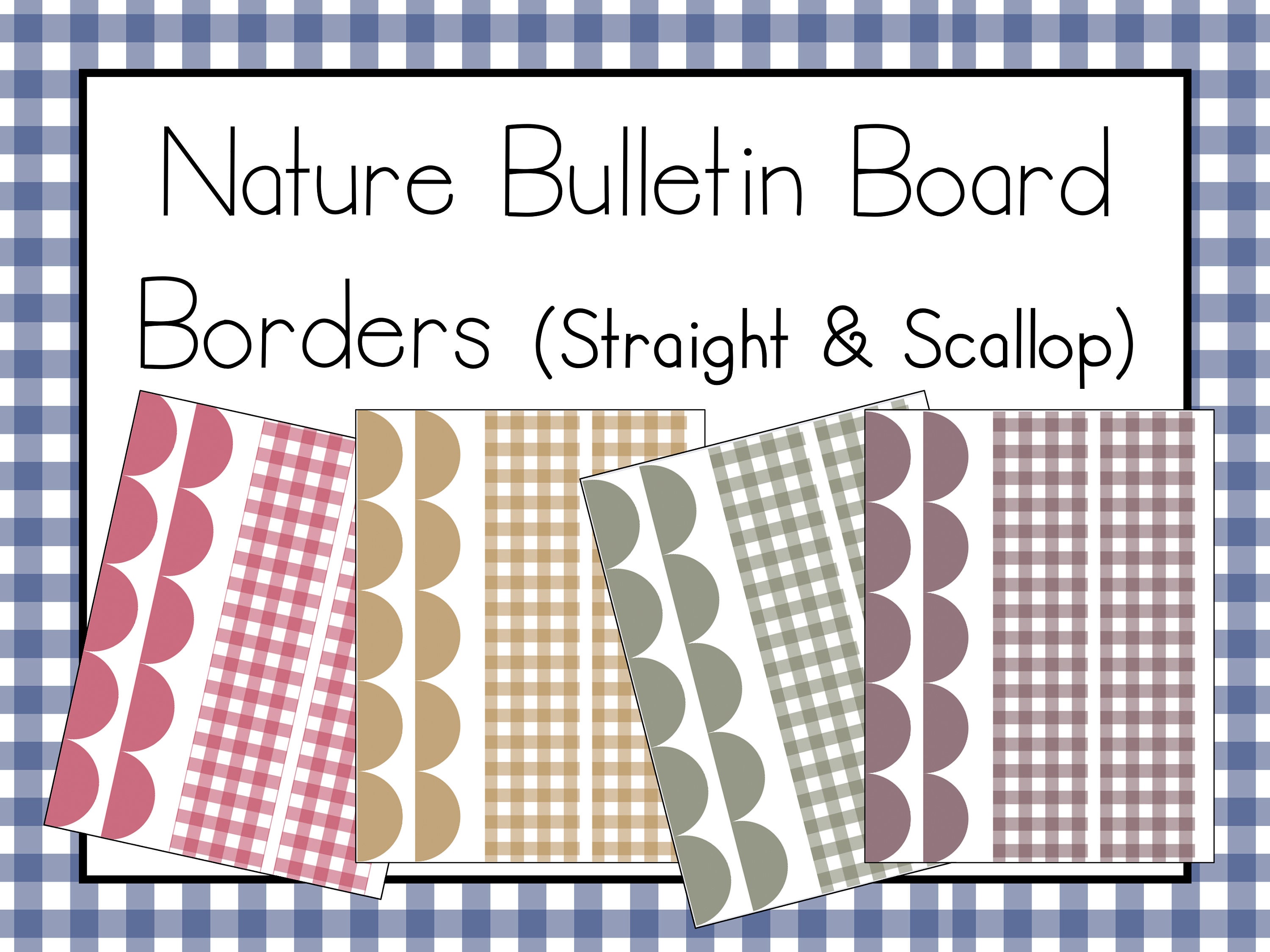 Nature Bulletin Board Borders - Etsy