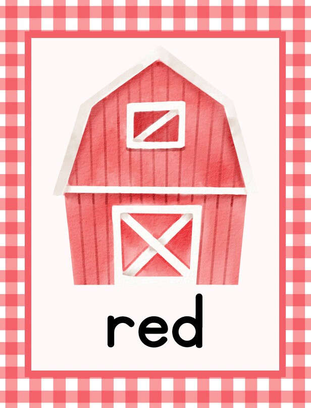 Farmhouse Color Posters, Classroom Decor, Back to School, School Decor ...