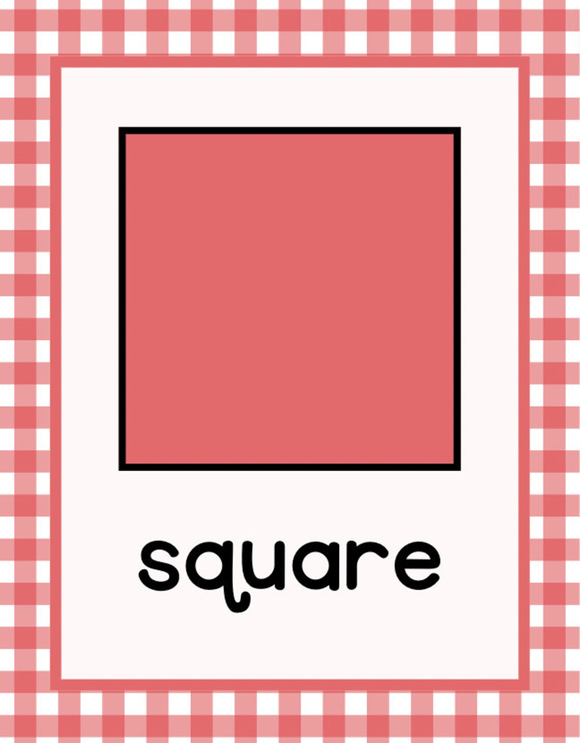 Farmhouse Shape Posters, 2D Shapes, Farmhouse, School Decor, Classroom ...