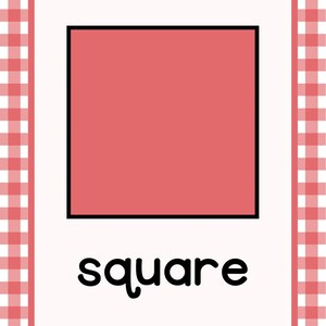 Farmhouse Shape Posters, 2D Shapes, Farmhouse, School Decor, Classroom ...