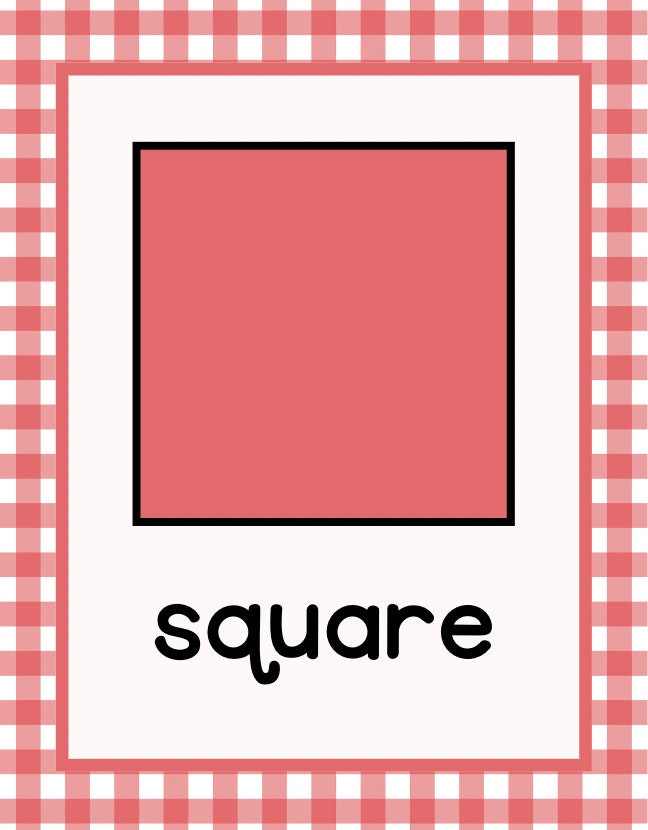 Farmhouse Shape Posters, 2D Shapes, Farmhouse, School Decor, Classroom ...