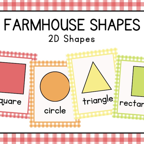 Shapes Poster - Etsy