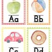 Farmhouse Alphabet Flashcards, Back to School, Primary School, Alphabet ...