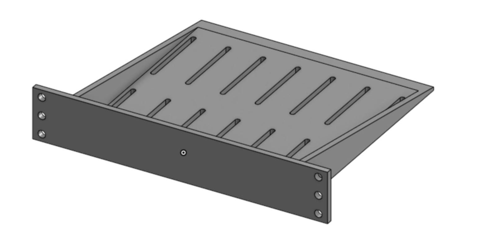 DIY 10" Server Rack Tray | Customizable Home Network Organization | 3D ...