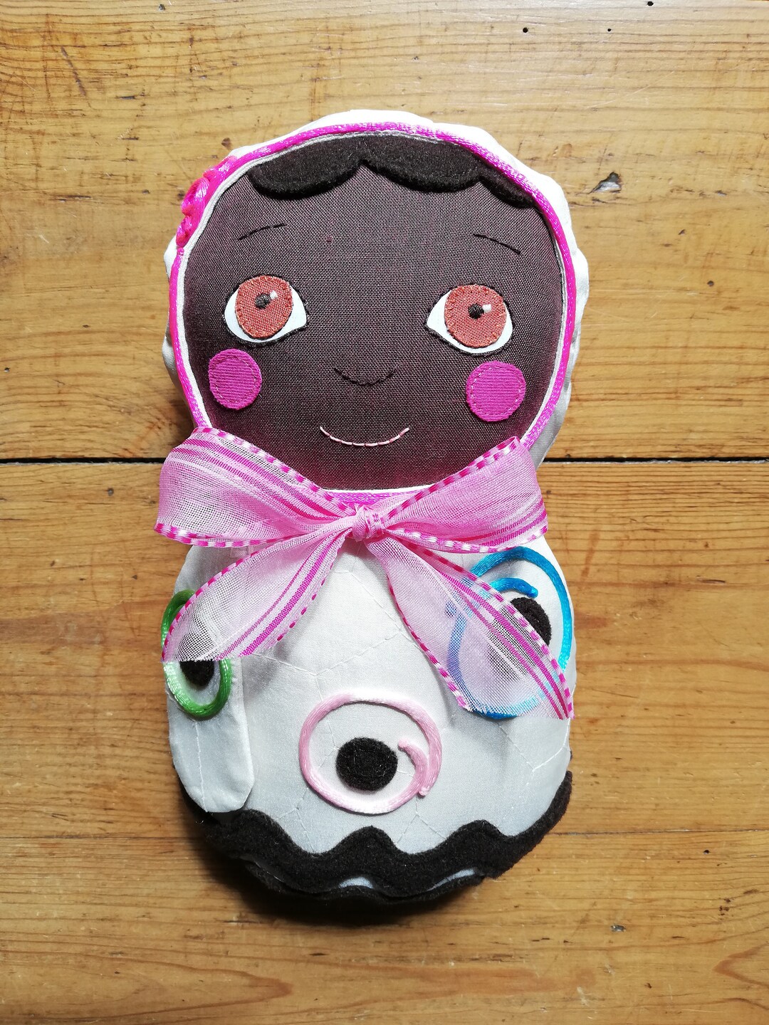 Baby Rag Doll choco Blanche. Collectible Doll, Cuddly Toy. Easter ...