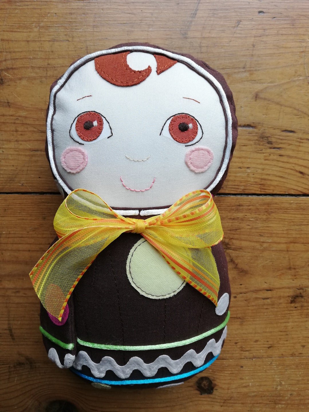 Baby black Choco Rag Doll. Collectible Doll, Peluche. Baby Boy Doll ...