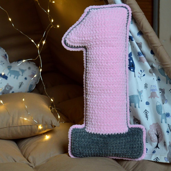 Number Pillow - Etsy
