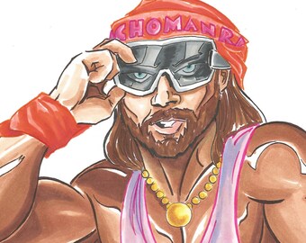 Macho Man Randy Savage Art - Etsy