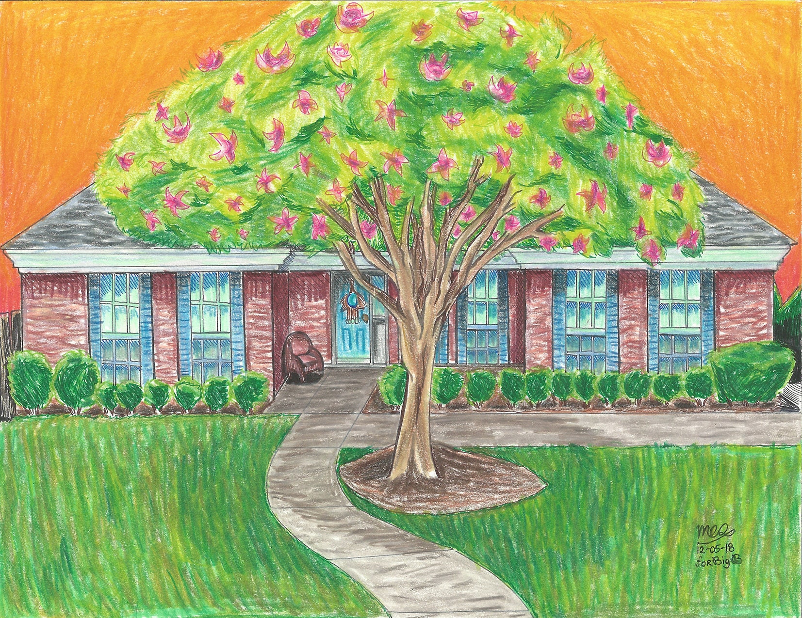 Custom Drawing of Your House - Etsy