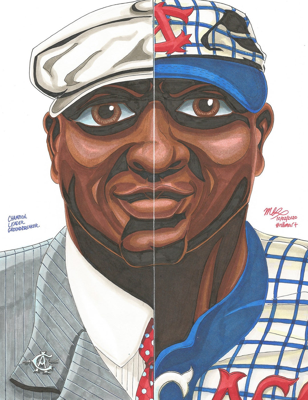 Rube Foster - 8.5x11 Original Print - Etsy