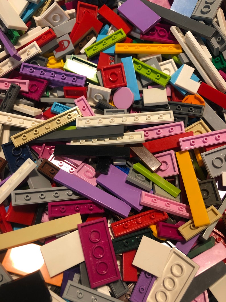 Smooth Flat Finishing Tiles LEGO 100 Pieces - Etsy