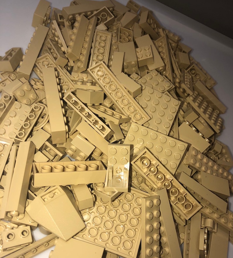 Tan LEGO® Bulk Lot of Blocks Parts & Pieces Clean 100 Pieces - Etsy