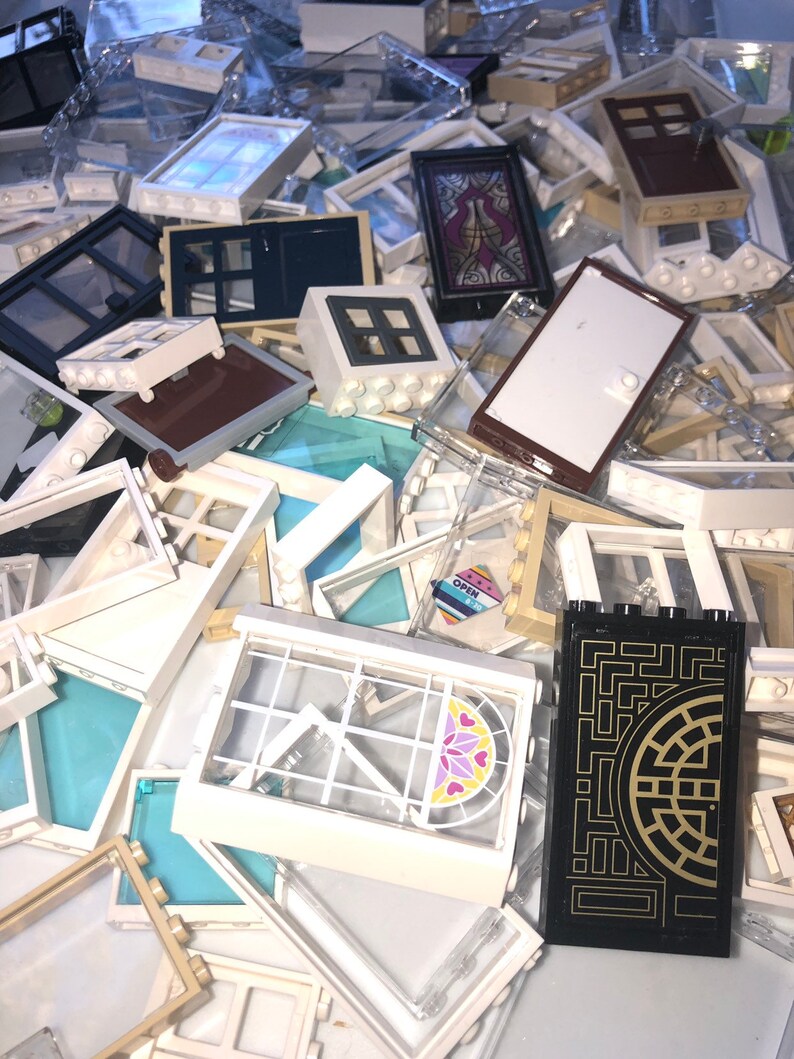 LEGO Windows and Doors Modular Building Pack 100 Count | Etsy