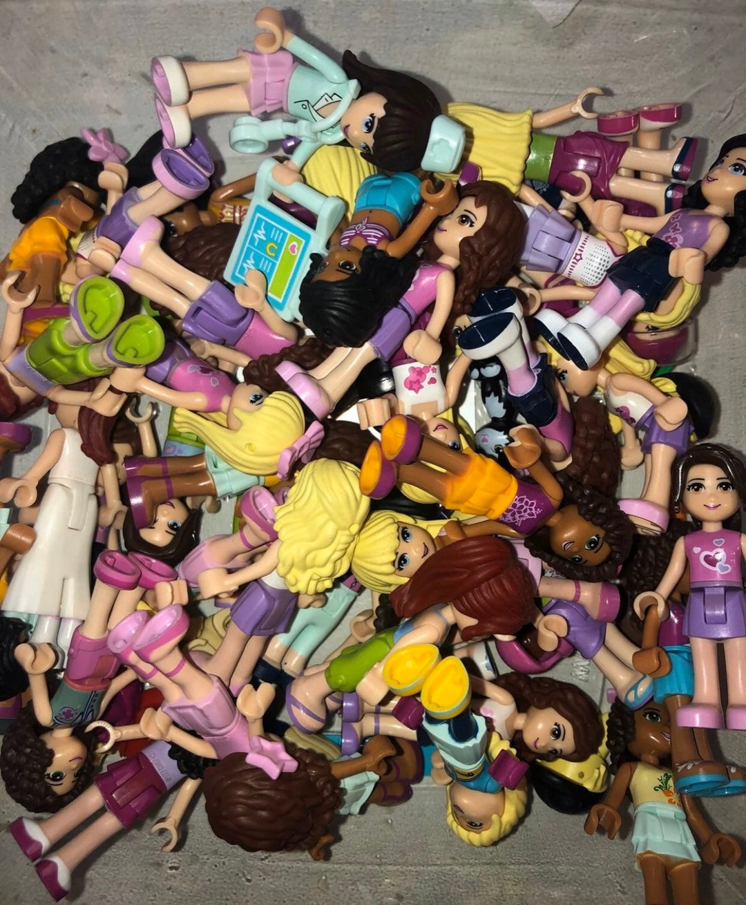 LEGO Friends Mini-dolls 5 Pack AUTHENTIC LEGO - Etsy UK