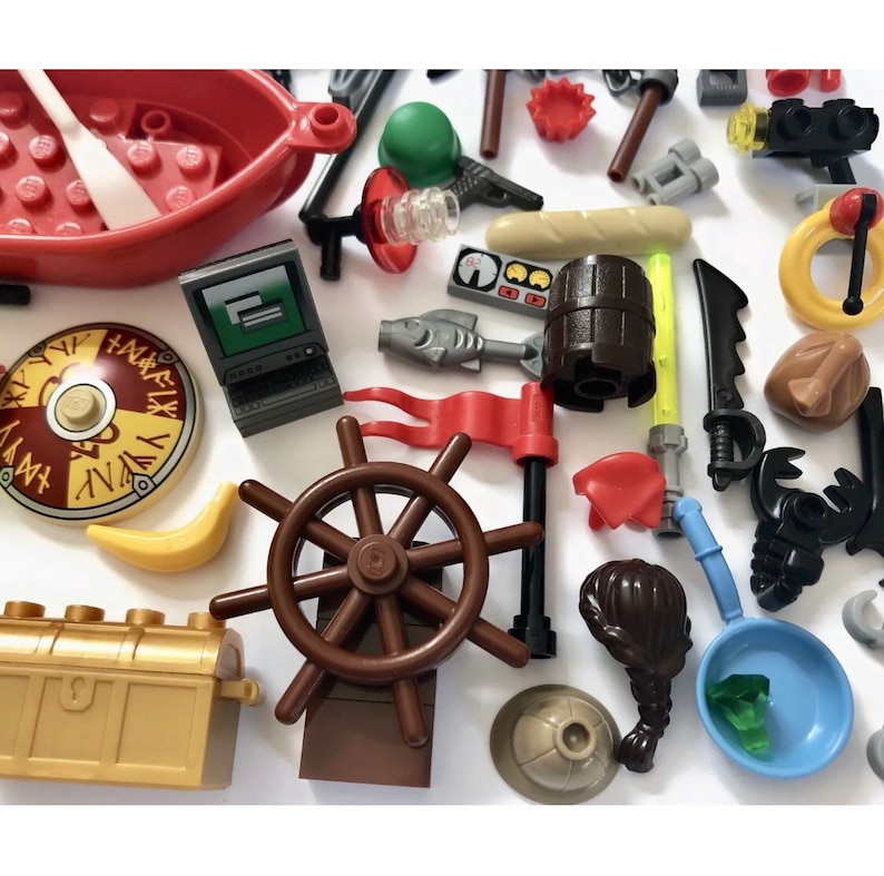 LEGO Accessory Pack JUMBO 100 pieces genuine LEGO food | Etsy