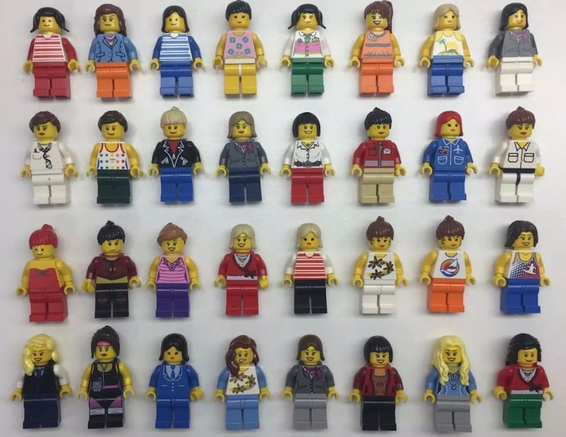 LEGO People Pack of 50 Authentic LEGO Minifigures mixed lot of | Etsy