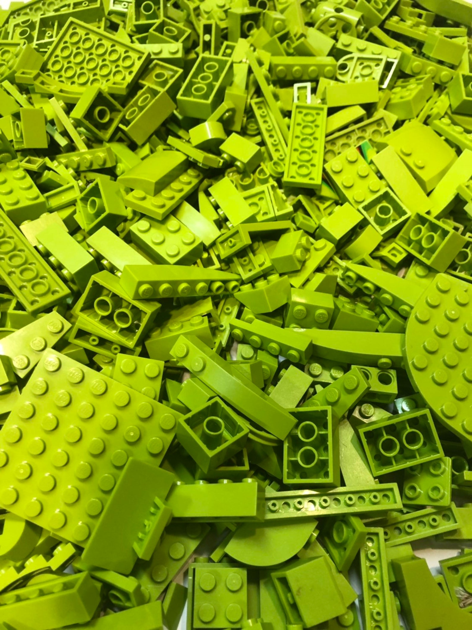 1/2 Pound Clean Lime Green LEGO® Bulk Lot of Blocks Parts & | Etsy