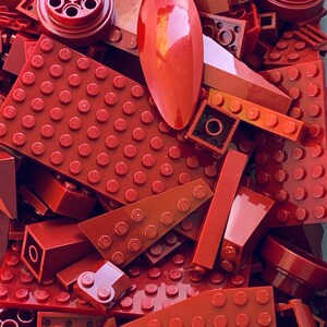 Dark Red Maroon LEGO® Bulk Lot of Blocks Parts & Pieces 100 Pieces - Etsy