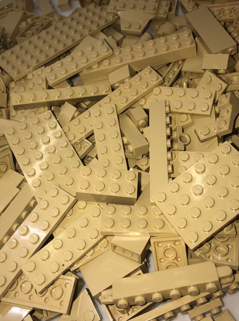 Tan LEGO® Bulk Lot of Blocks Parts & Pieces Clean 100 Pieces - Etsy