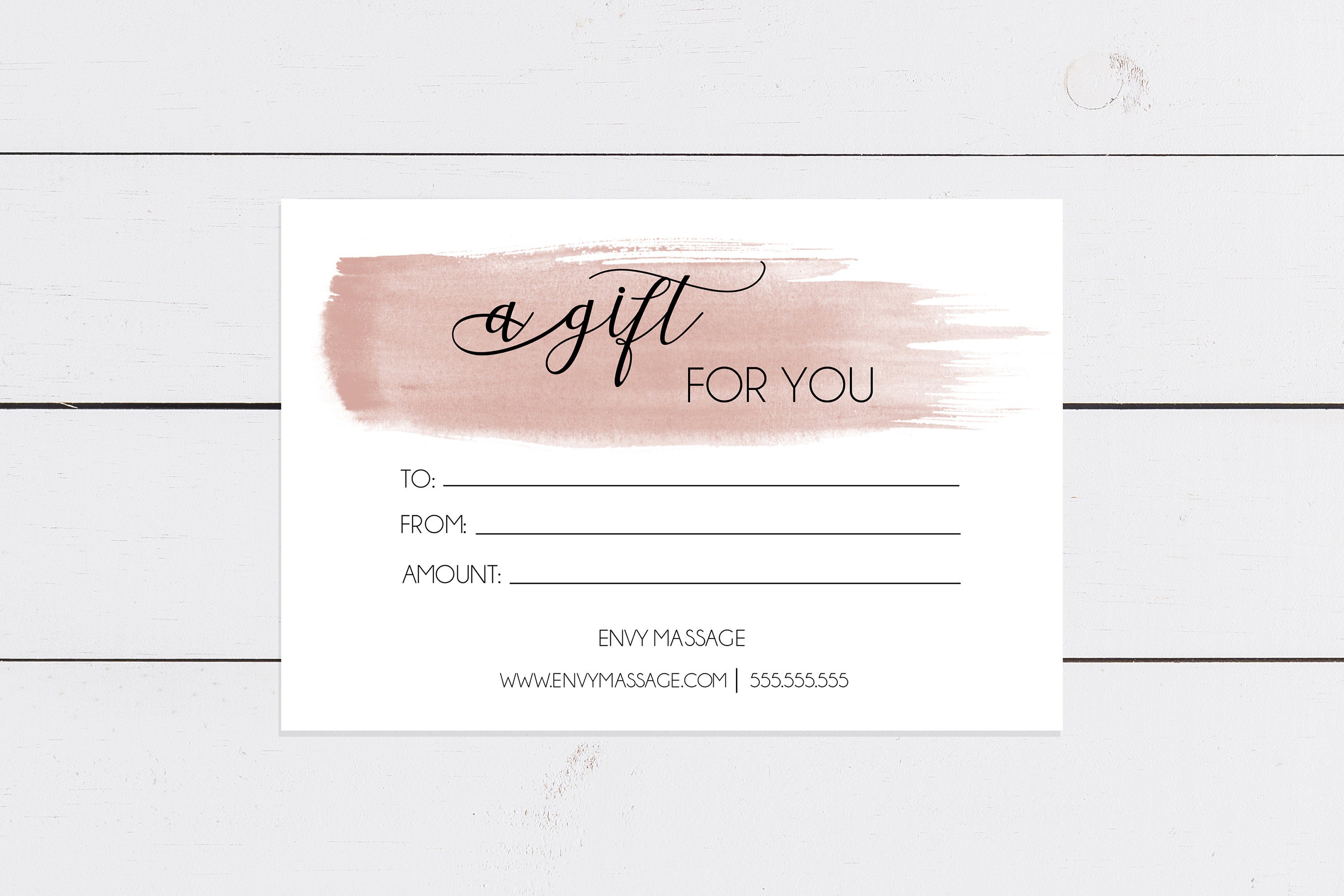 Gift Voucher, Business Voucher Template, DIY Gift Card , Gift ...