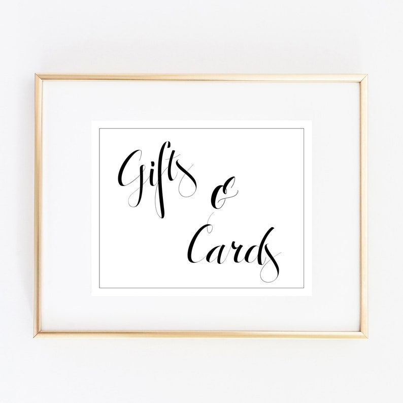 Editable Wedding Sign Printable Gift Card Sign Wedding Card - Etsy