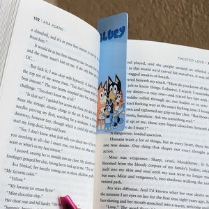 Custom Bluey Bookmark - Etsy
