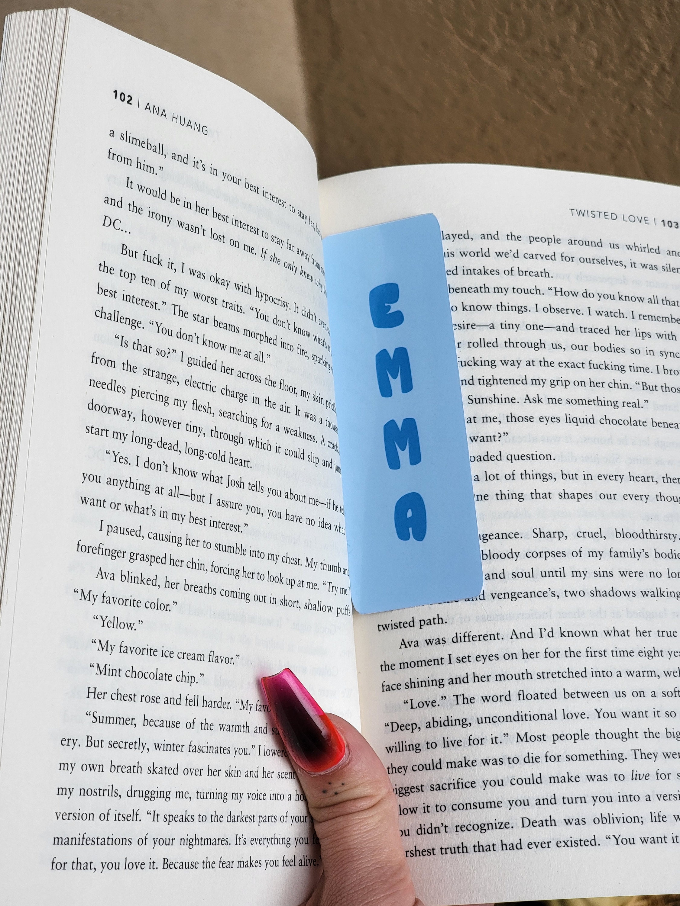 Custom Bluey Bookmark - Etsy