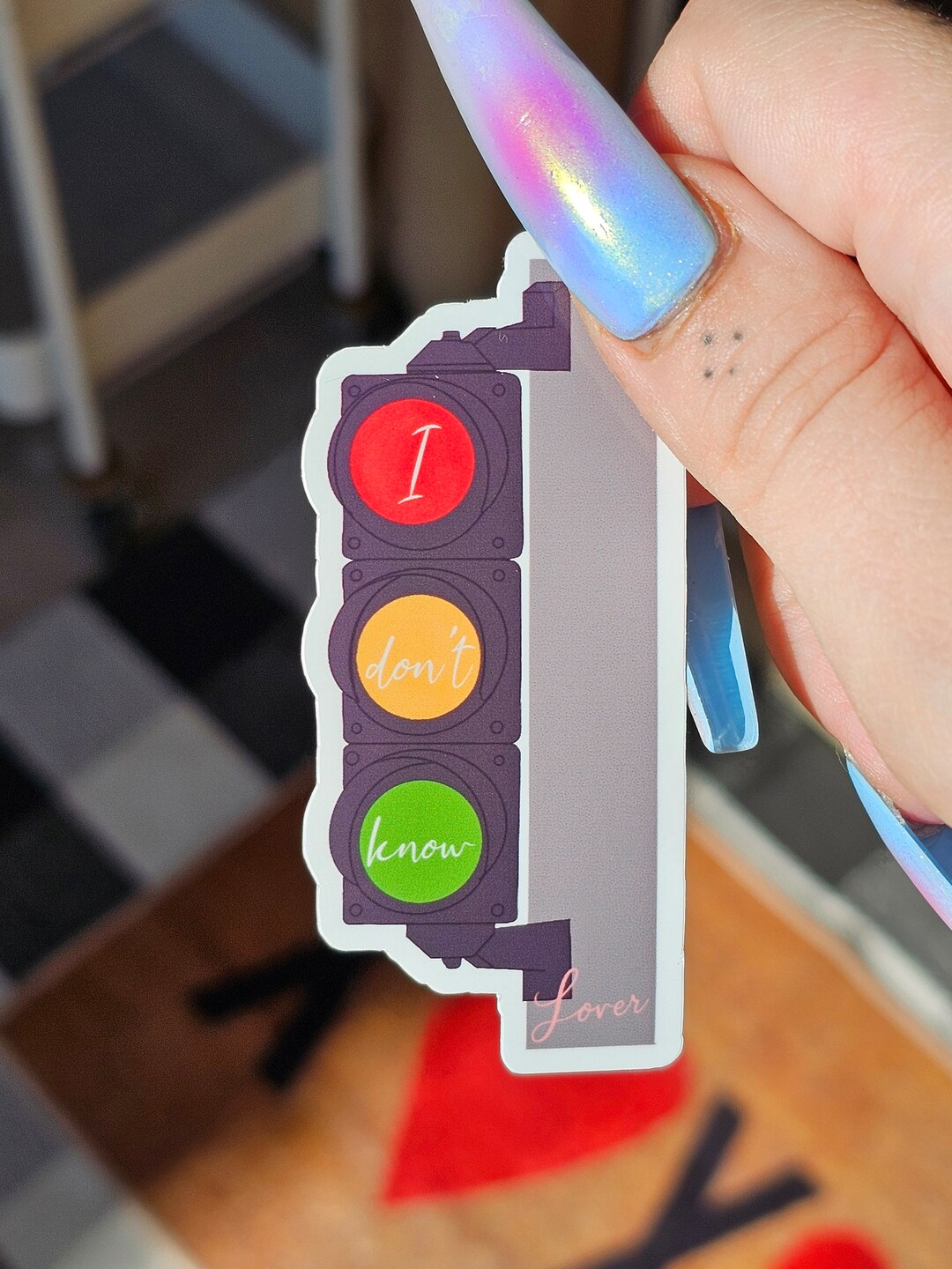 T.S. Traffic Light Sticker - Etsy