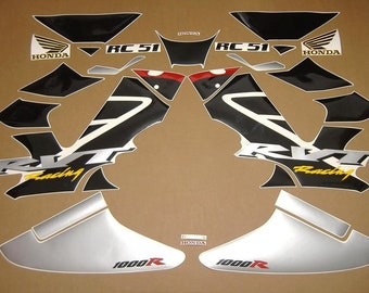Honda Rc51 Decals - Etsy