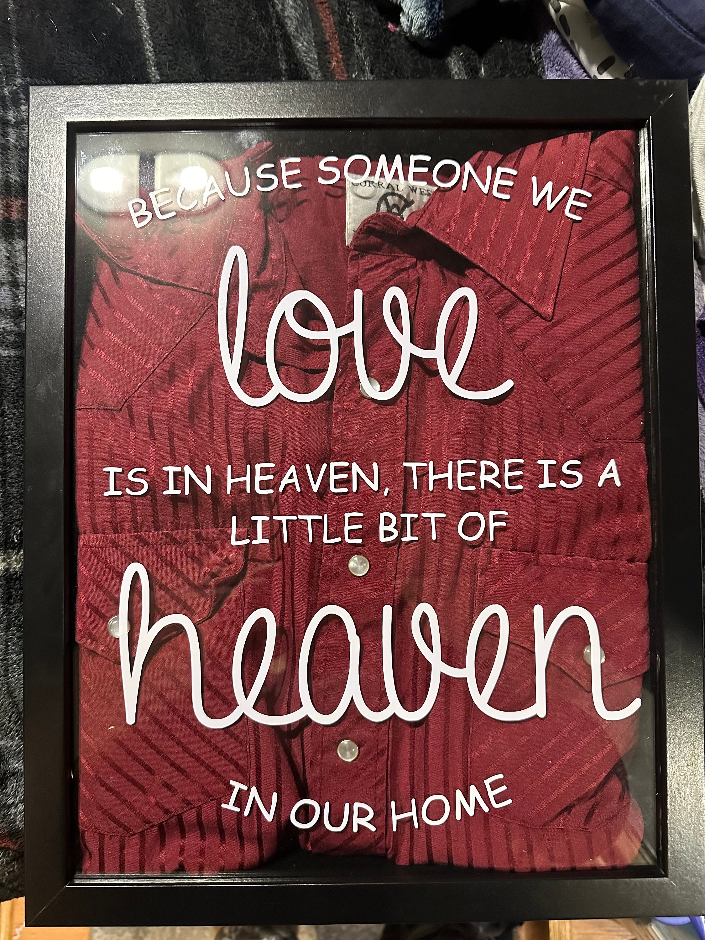 Memorial Shadow Box - Etsy