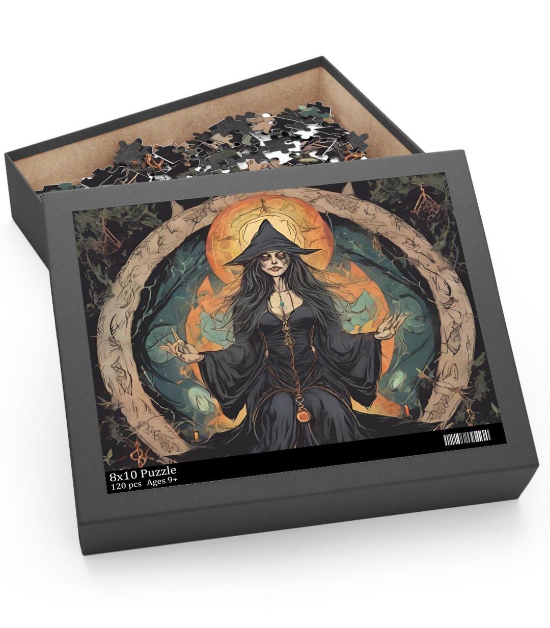 Witch Puzzle | 120, 252, 500-piece | Enigmatic Vibes for Witchcraft ...