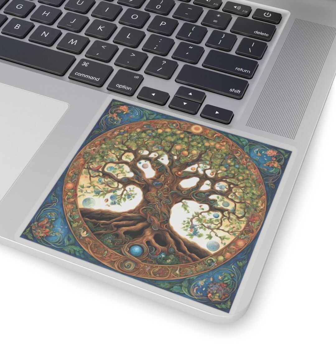 Tree of Life Kiss-cut Stickers, Pagan Wiccan Sticker, Nature Inspired ...