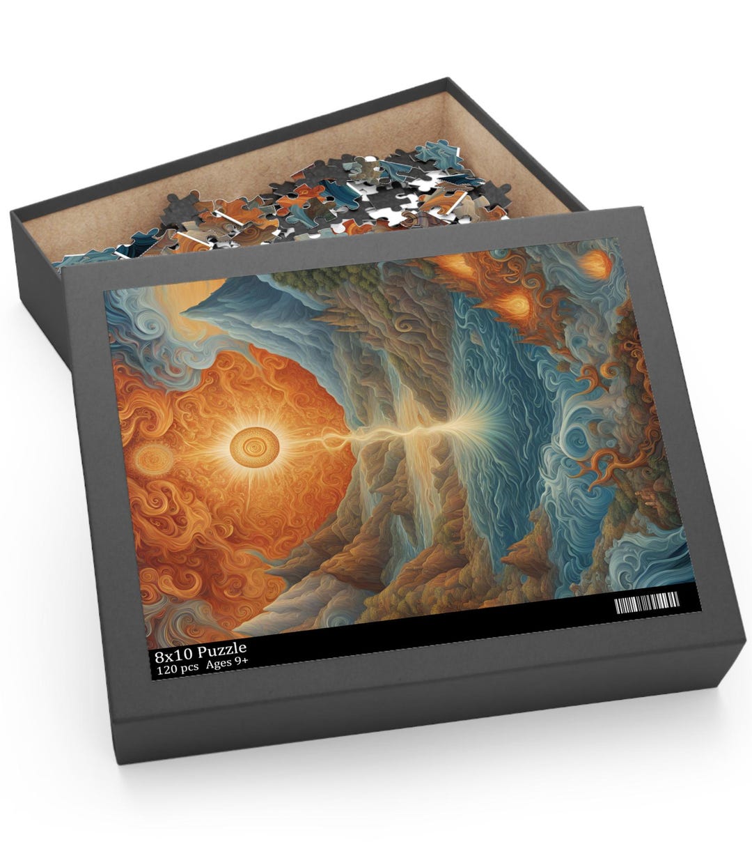 Serene Landscape Puzzle - 120, 252, 500-piece, Nature Art, Meditation ...