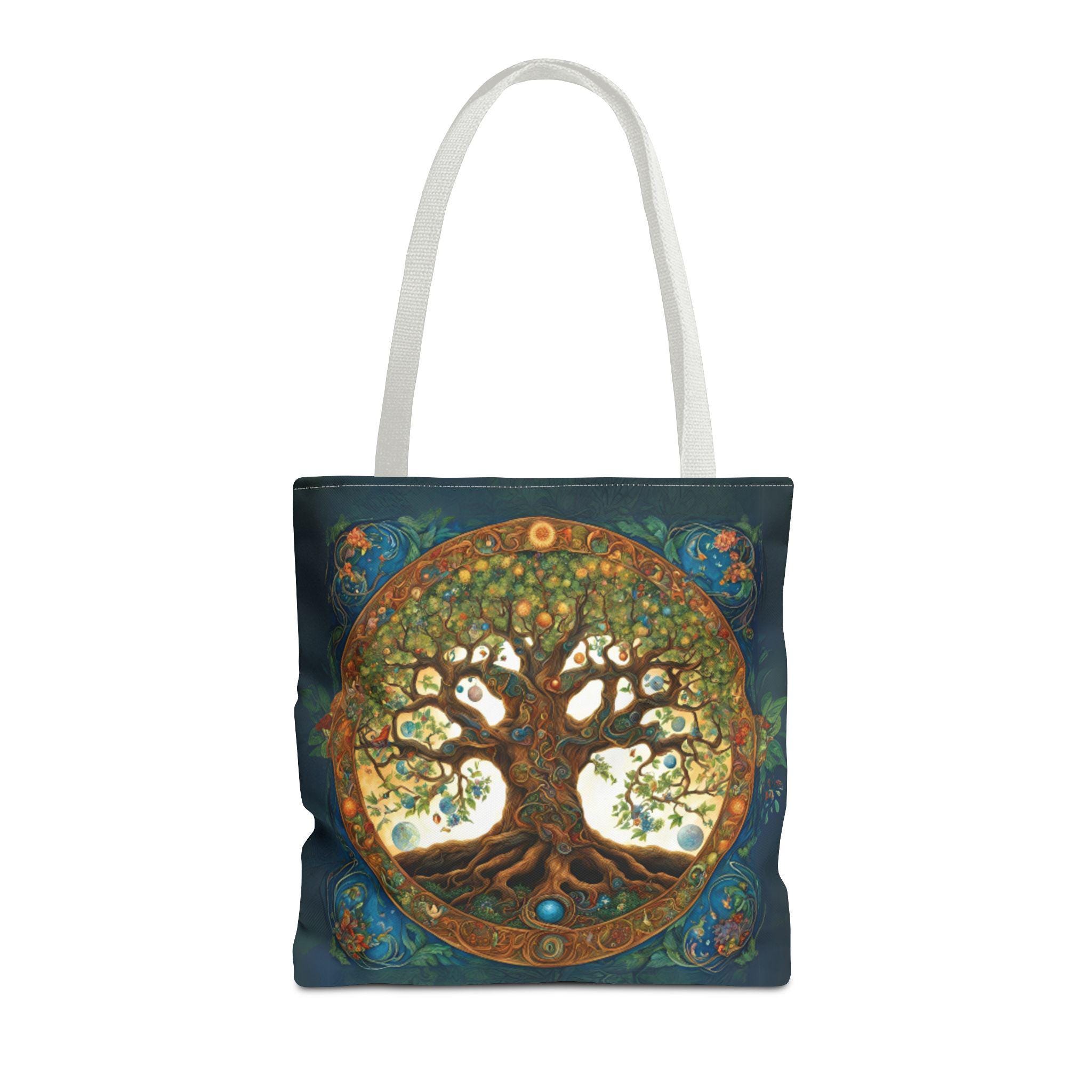 Tree of Life Witches Tote Bag - Witchy Witchcraft Wicca Eco-friendly ...