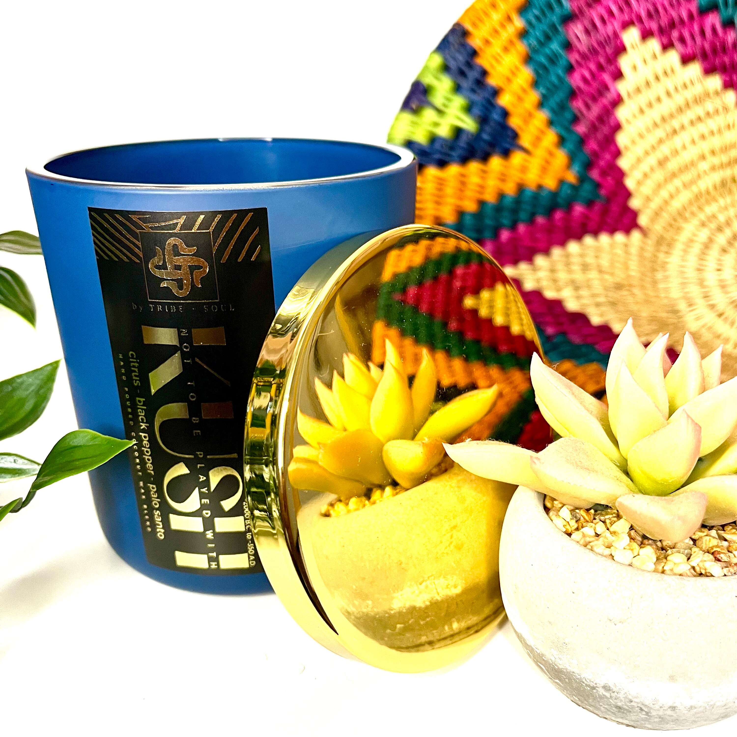 KUSH: Crystal Candle Large Decorative Luxury Candle - Etsy