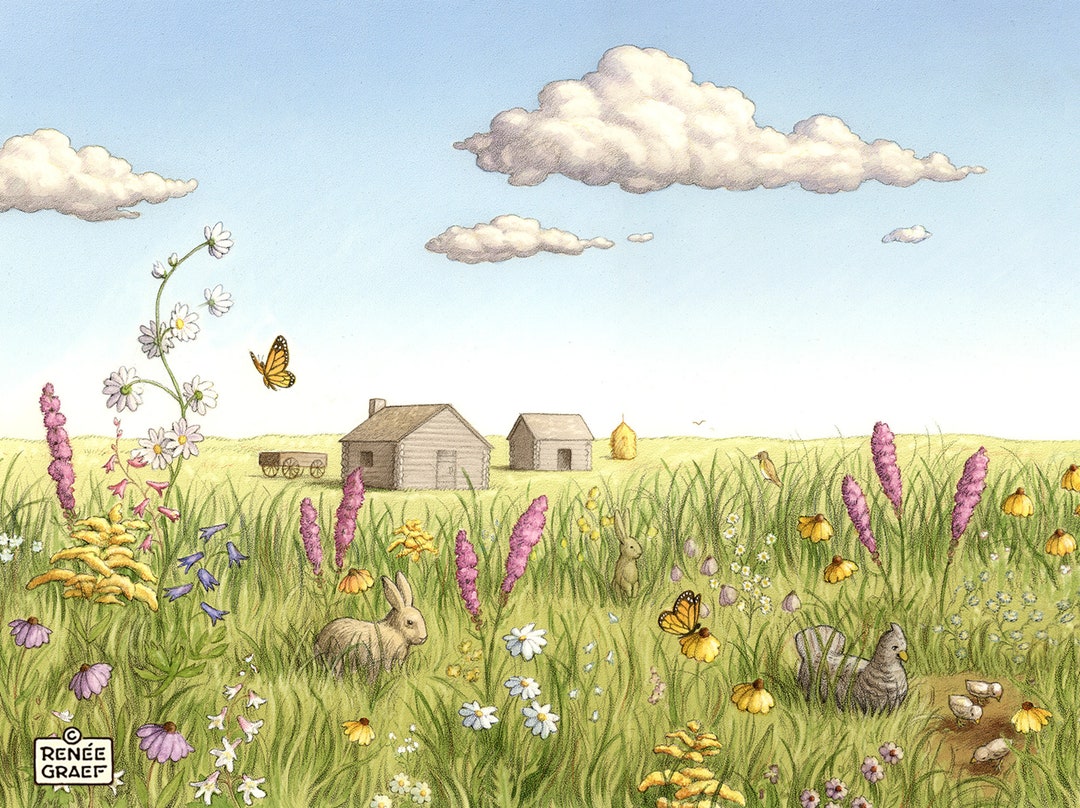 PRAIRIE FIELD - Left Side - Etsy