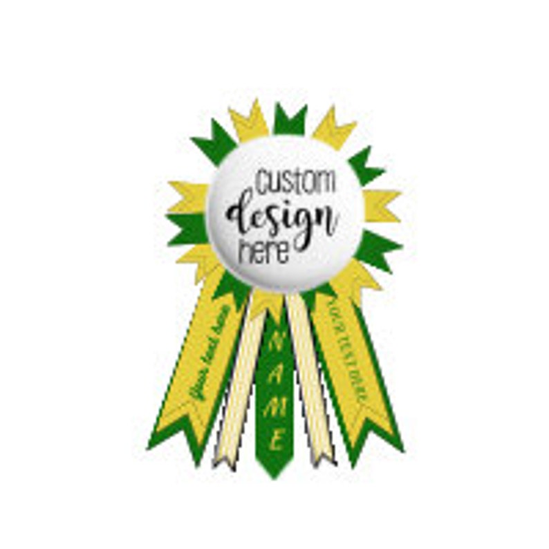 Brag Button BUTTON & RIBBON - Etsy