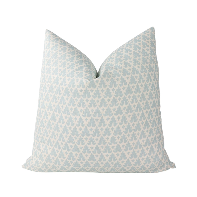 Quadrille Volpi Pillow Cover in Soft Windsor Blue on Tint 304040B-03 ...