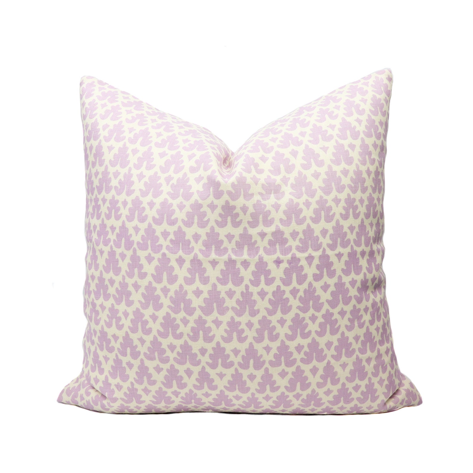 Quadrille Volpi Pillow Cover in Soft Lavender on Tint 304040B-05 ...