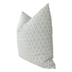 Quadrille Volpi Pillow Cover in Soft Windsor Blue on Tint 304040B-03 ...