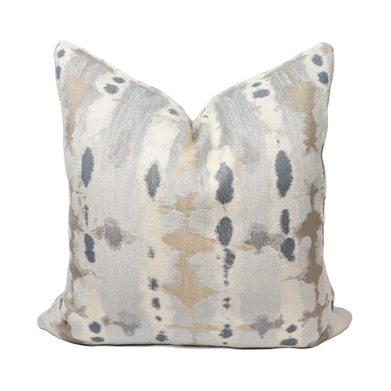 READY TO SHIP Lokesh Pillow Cover in Blue Topaz Double Sided - Etsy