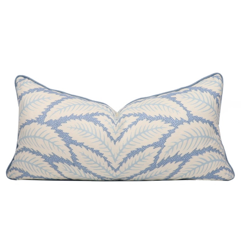 READY TO SHIP - Brunschwig & Fils Talavera Pillow Cover in Blue Br ...