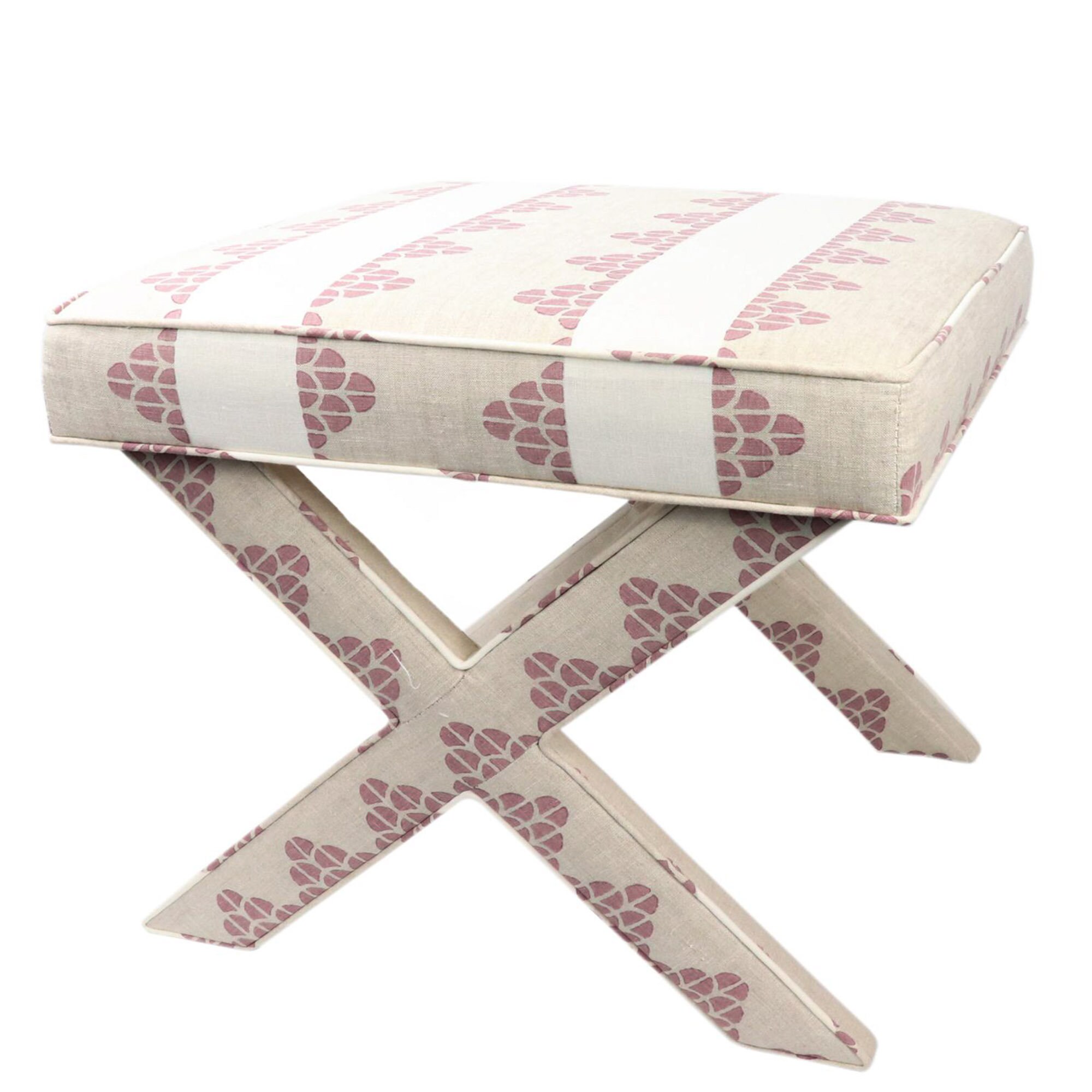 One CUSTOM Upholstered X-bench Design YOUR Own With ANY - Etsy