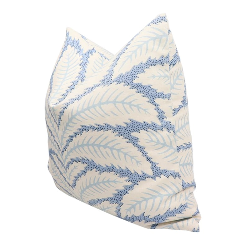 READY TO SHIP - Brunschwig & Fils Talavera Pillow Cover in Blue Br ...