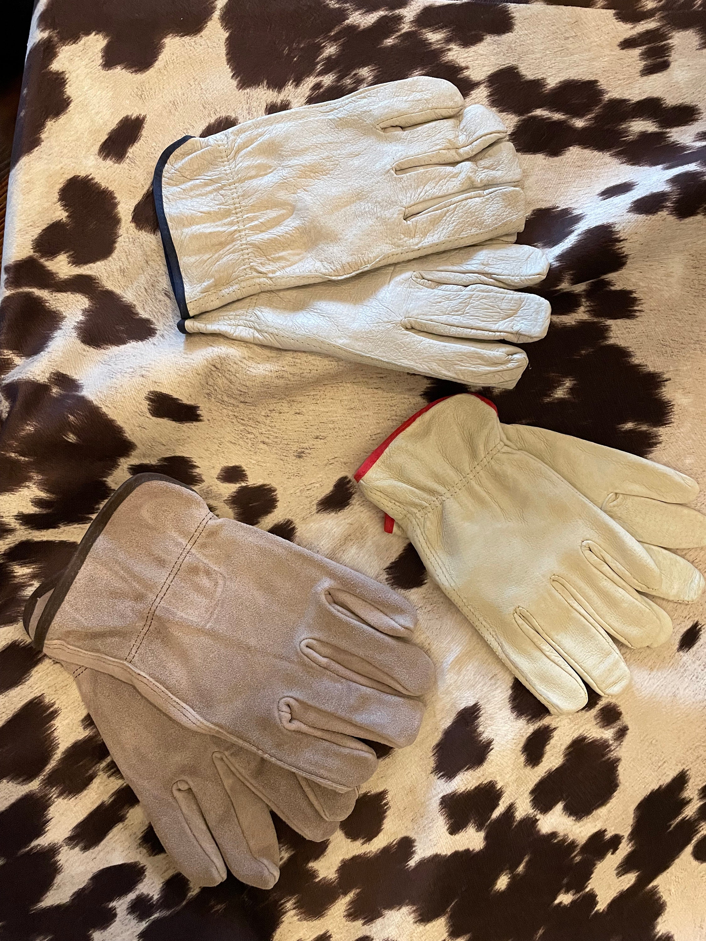 Custom Leather Gloves, Cattle Brand, Farm Brand, Personalized Gloves ...