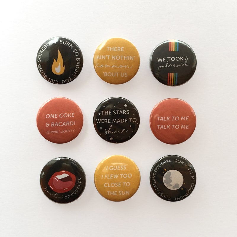 One Direction Pins - Etsy