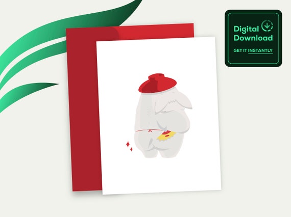 Vegetable Spirit Digital Download Printable Greeting Card - Etsy
